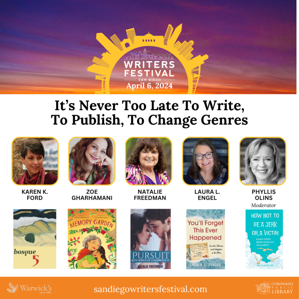 2024 Festival Schedule - Complete - San Diego Writers Festival